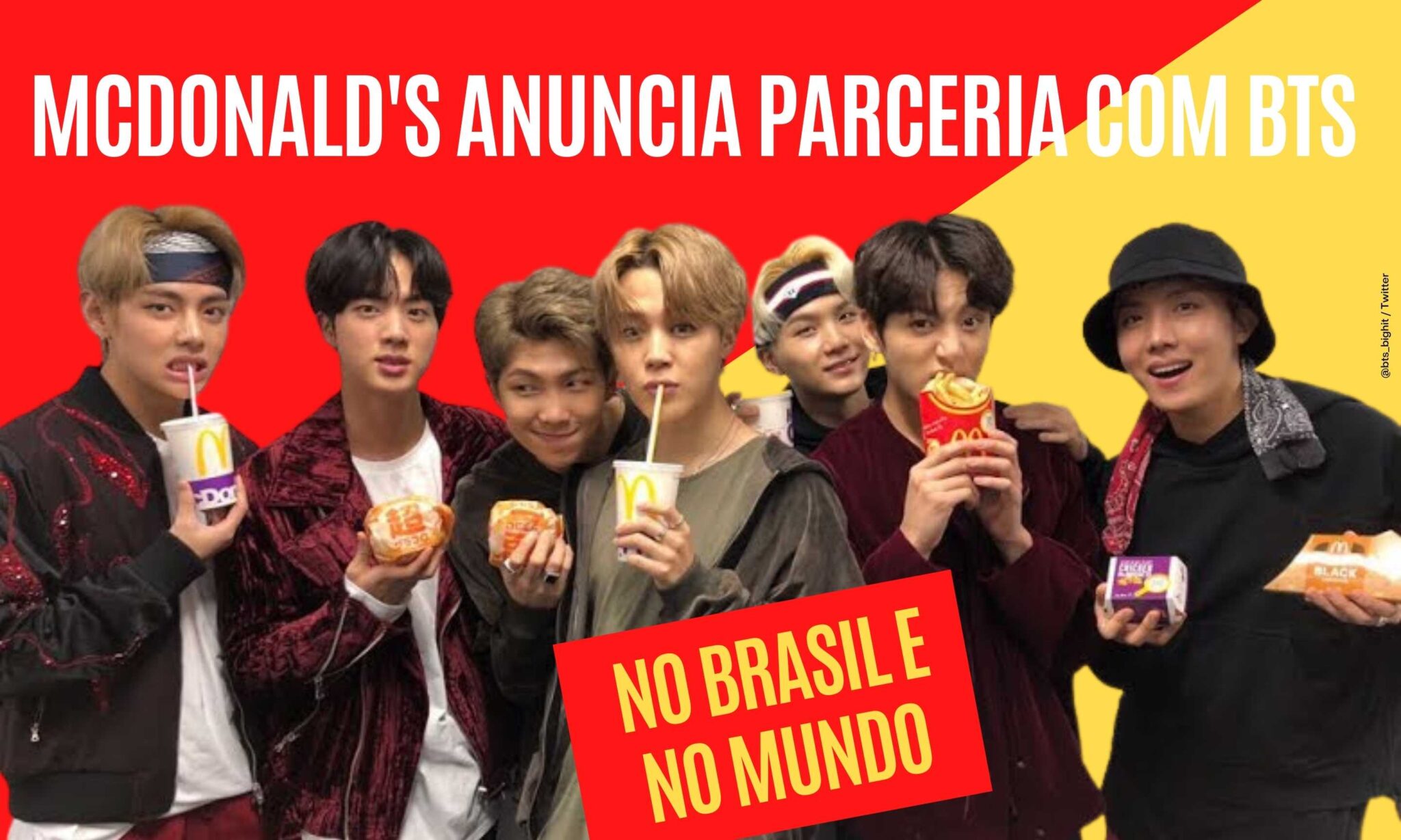 Mc BTS? McDonald's anuncia parceria com BTS, a maior banda de K-POP do ...